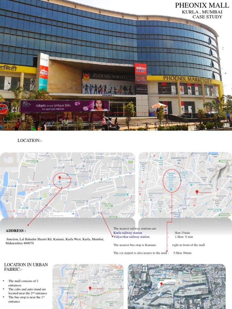 Phoenix Mall Kurla Overview and Map | PDF | Shopping Mall | Parking