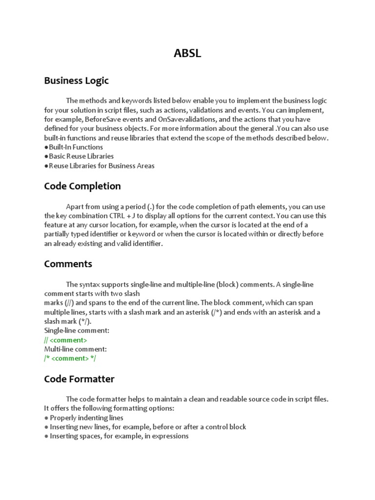 ABSL | PDF | Anonymous Function | Control Flow