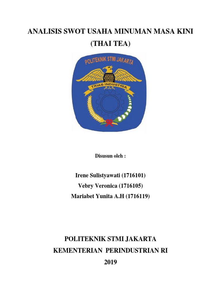 Analisis Swot Usaha Minuman Masa Kini | PDF