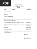 Surat Bentuk Indented Style Bahasa Indonesia (Muhammad Ilham) | PDF