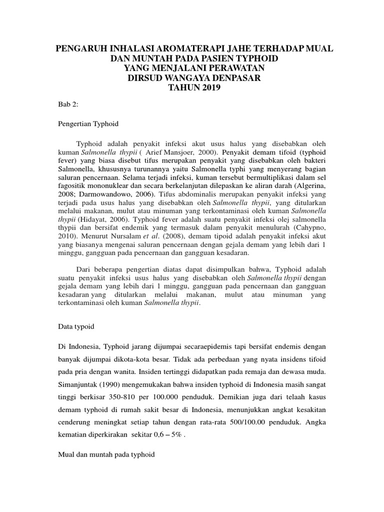 Aromaterapi Jahe Redakan Mual Typhoid | PDF | Sains & Matematika