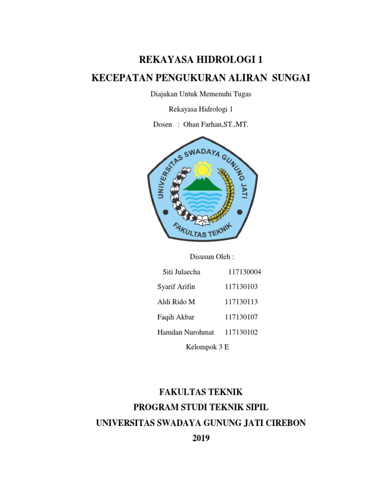 Pengukuran Debit Air Metode Float Dan Cu | PDF