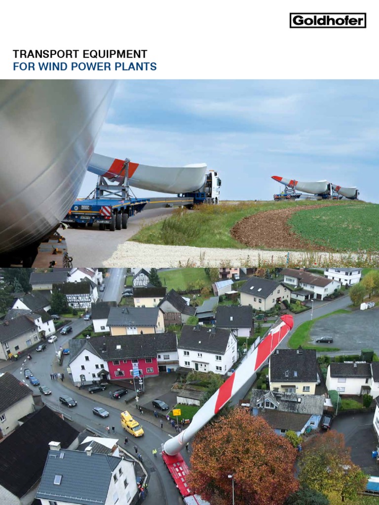 Wind Power Transport Solutions | PDF | Trailer (Vehicle) | Wheeled Vehicles