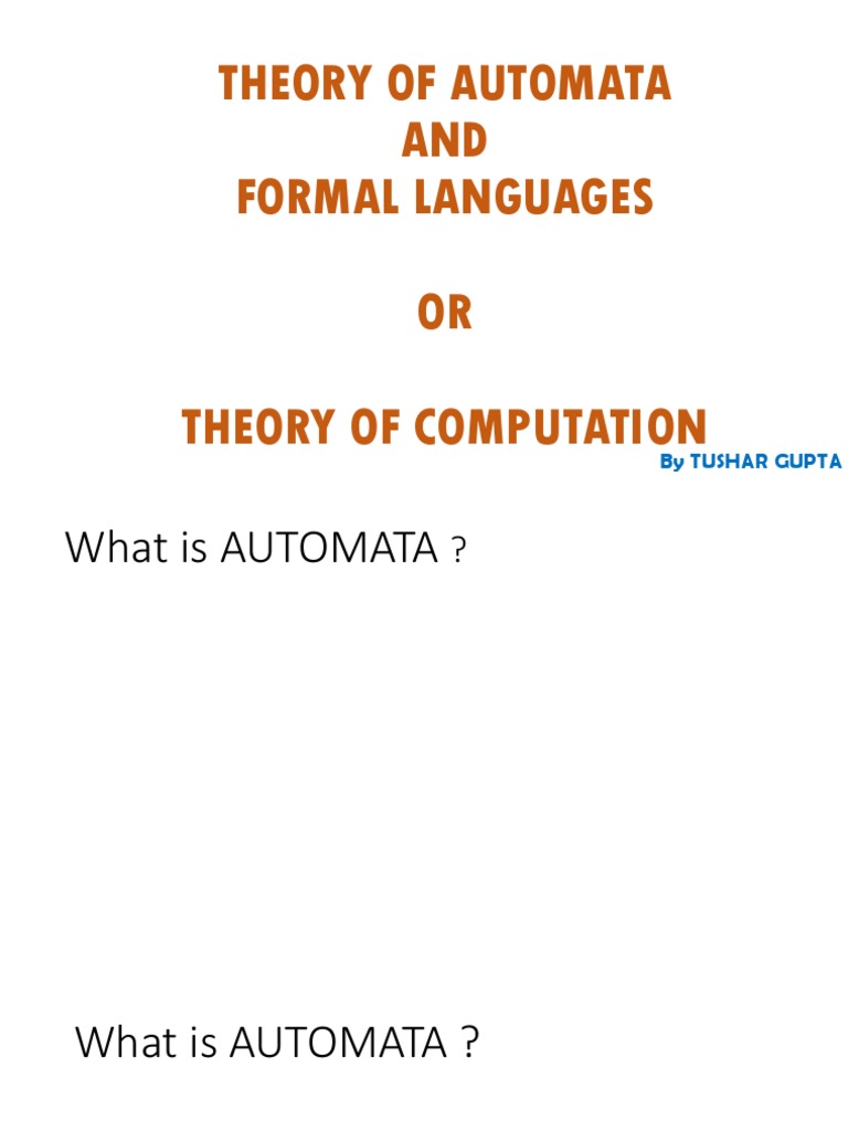 Theory of Computation | PDF | String (Computer Science) | Discrete Mathematics