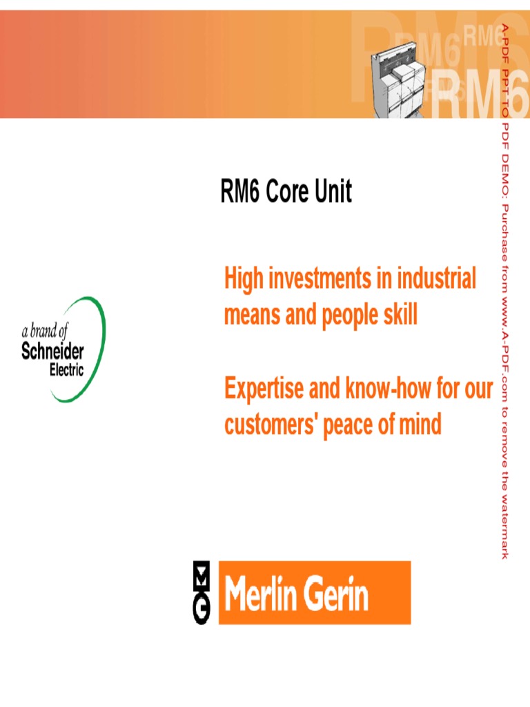 RM6 Production Plant SFCME-En | PDF | Electrical Components ...