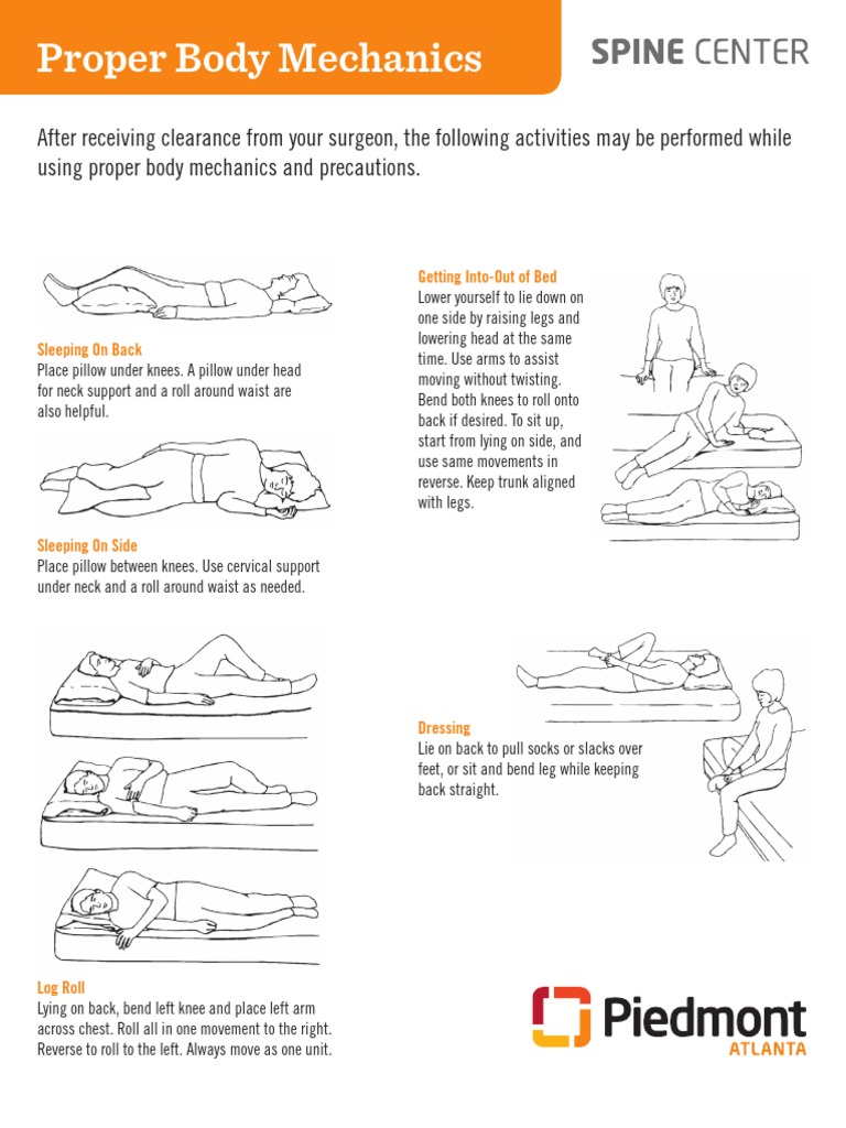 ProperBodyMechanics PDF | PDF | Chair | Hip