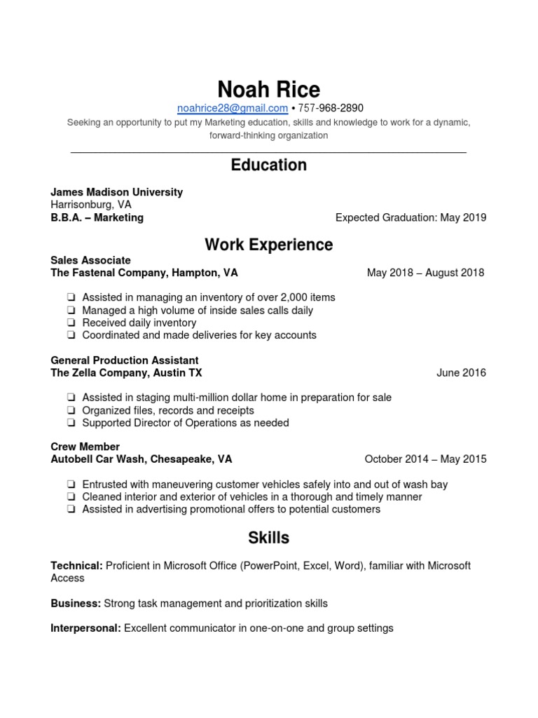 Current Resume | PDF