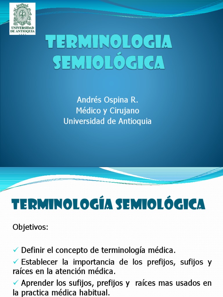 Terminología Médica: Prefijos y Sufijos | PDF | Salud y bienestar ...