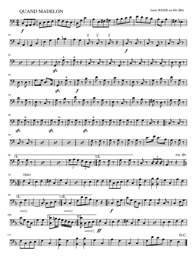 Quand Madelon | PDF