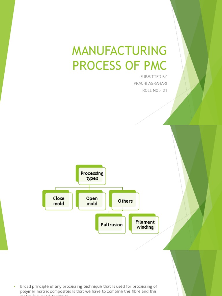 Manufacturing Process of PMC | PDF | Composite Material | Fiberglass