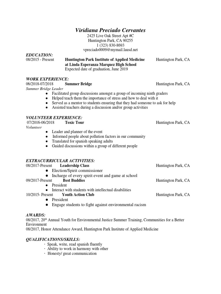 Resume Viri | PDF | Cognitive Science | Behavior Modification