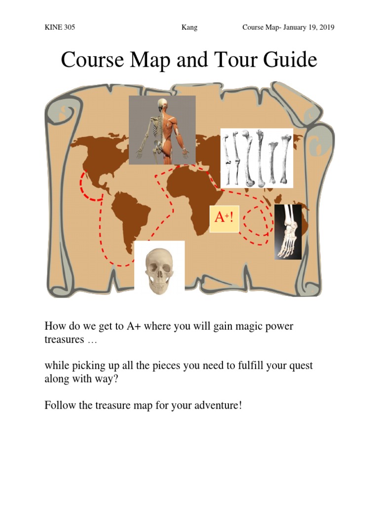 Course Map and Tour Guide Spring 2019 | PDF | Human Leg | Abdomen