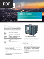 7SL87 Catalog Sip5 PDF | PDF | Electrical Engineering | Electricity