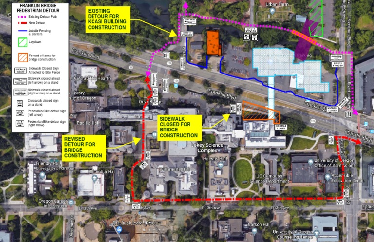 Pedestrian Detour Signage Guide | PDF | Pedestrian Crossing ...
