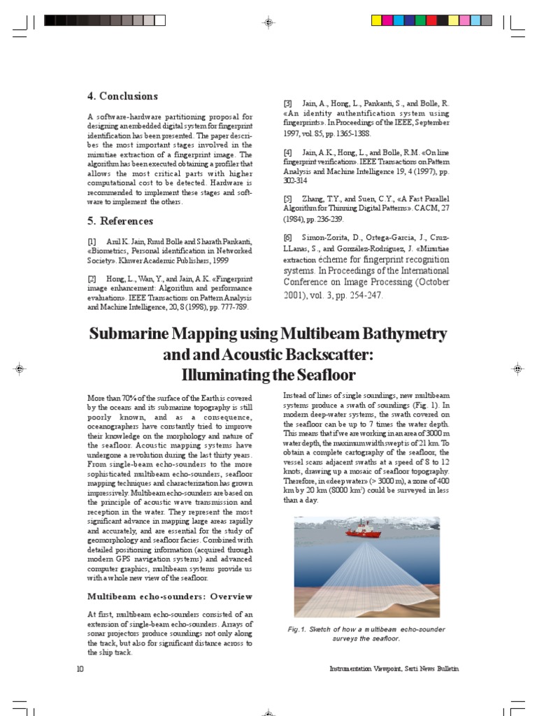 Submarine Mapping Using Multibeam Bathymetry | PDF | Earth Sciences ...