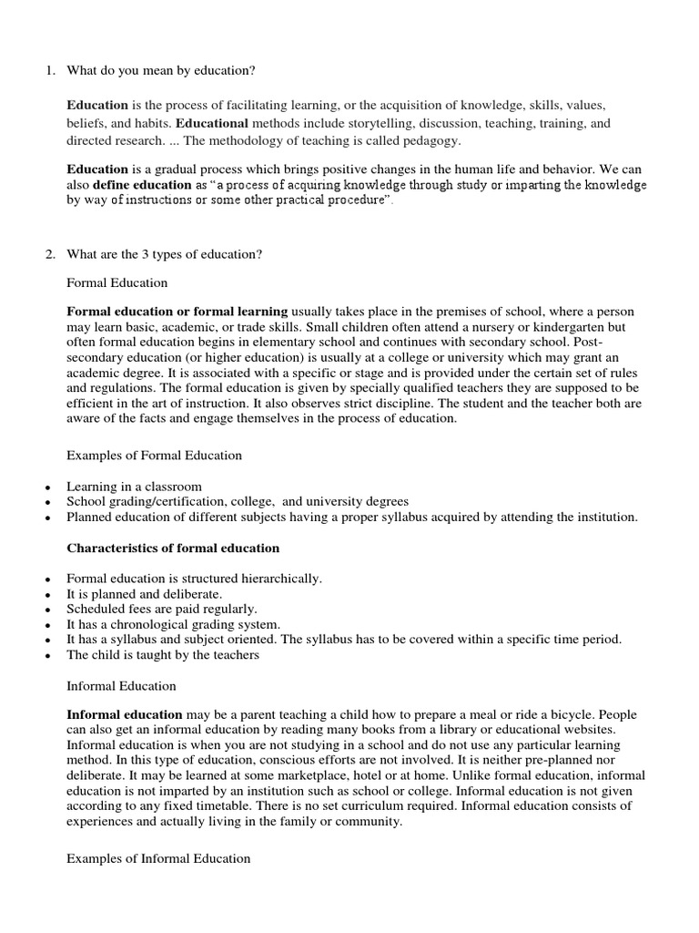 Education | PDF | Schools | Economic Development