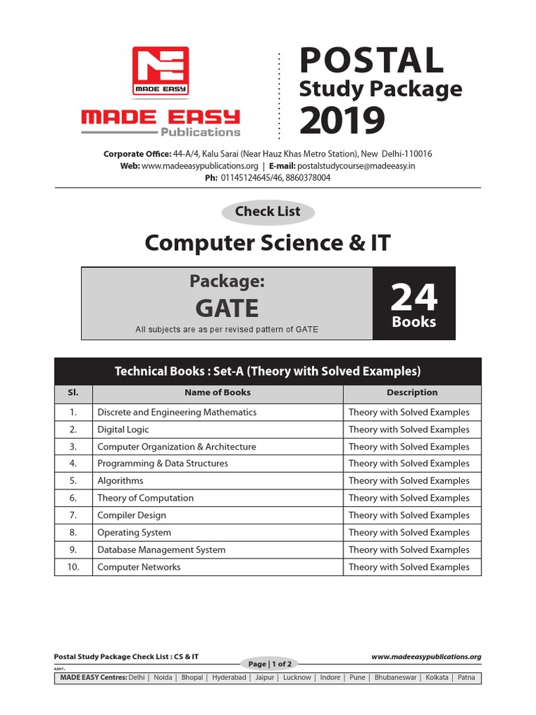 Postal: Study Package | PDF | Computer Science | Teaching Mathematics