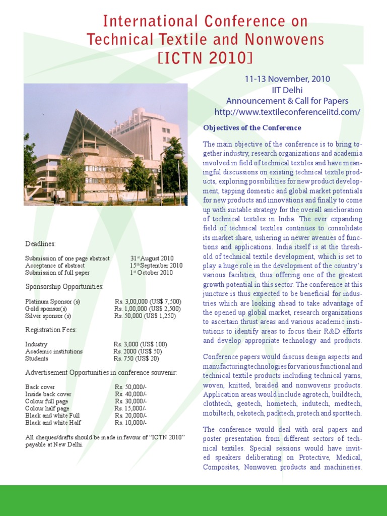 International Conference | Textiles | Business