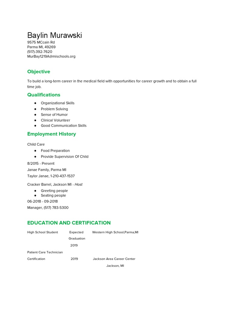 Senior Trans Resume 1 | PDF | Self-Improvement