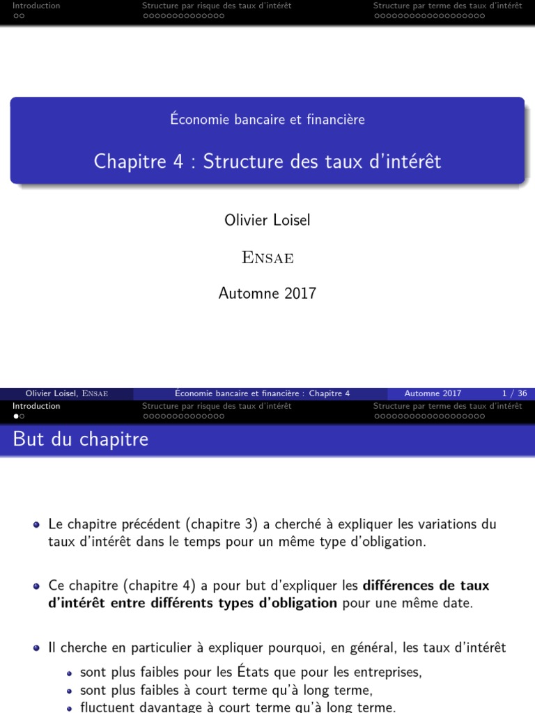 Chapitre 4 PDF | PDF | Obligation (Finance) | Notation financière