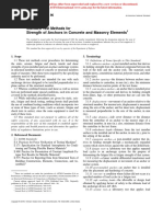 Standard Pull Out Test per ASTM E-488 | PDF | Anchor | Ultimate Tensile ...