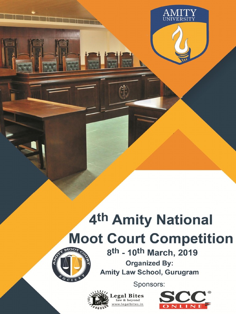 Brochure Amity Moot Court Competition | PDF | Value (Ethics) | Crime Scene