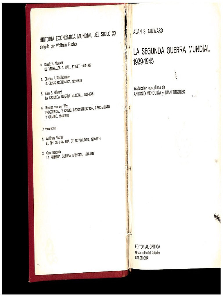 Milward, Alan La Segunda Gurerra Mundial-C1 | PDF