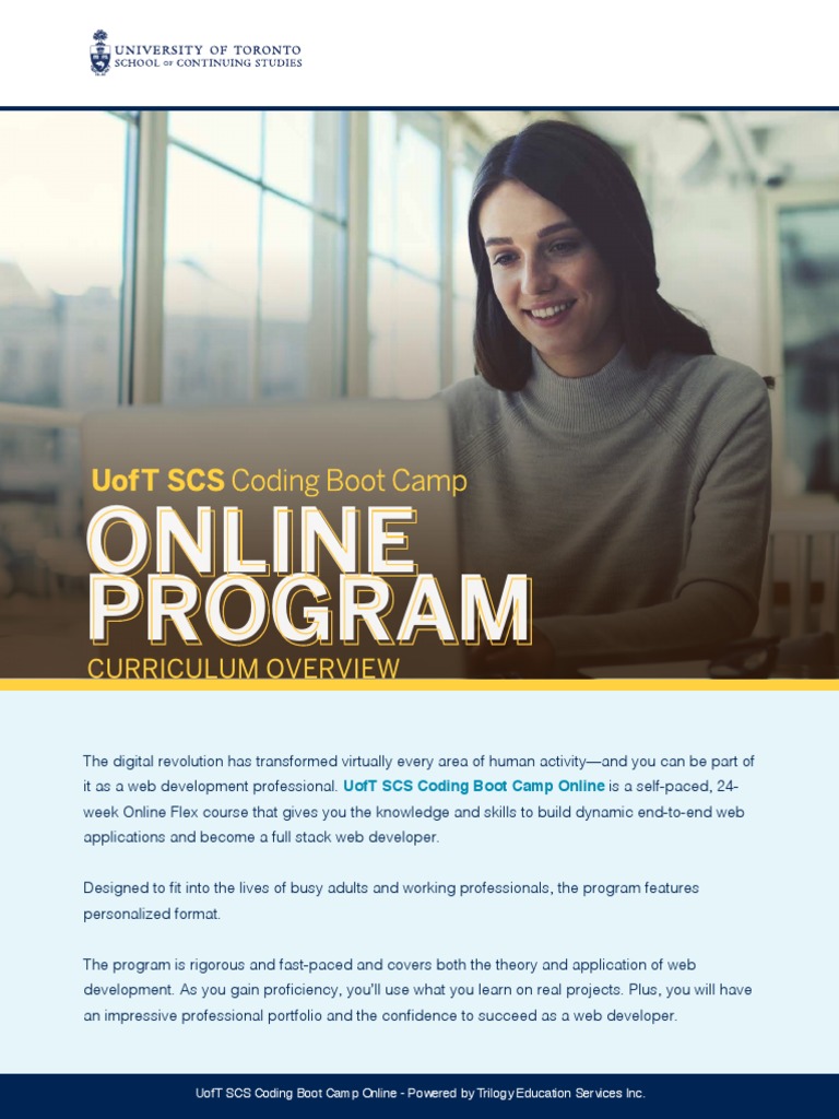 UofT Coding Boot Camp Overview | PDF | Programmer | Ruby On Rails