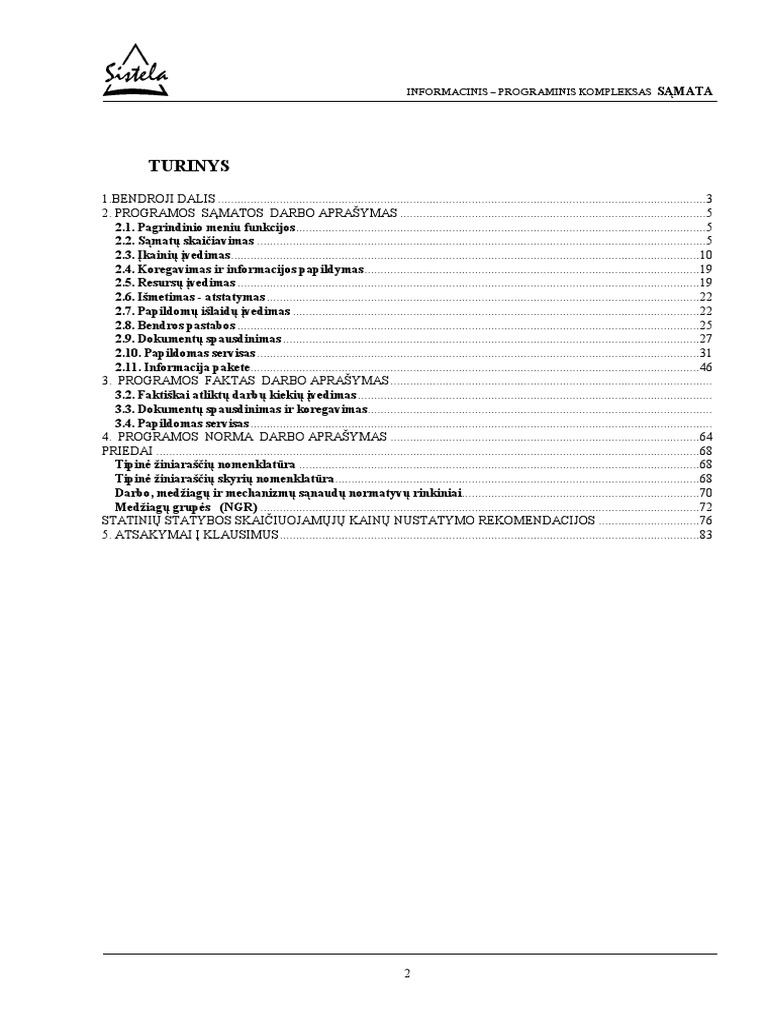 Samatu Instrukcija PDF | PDF