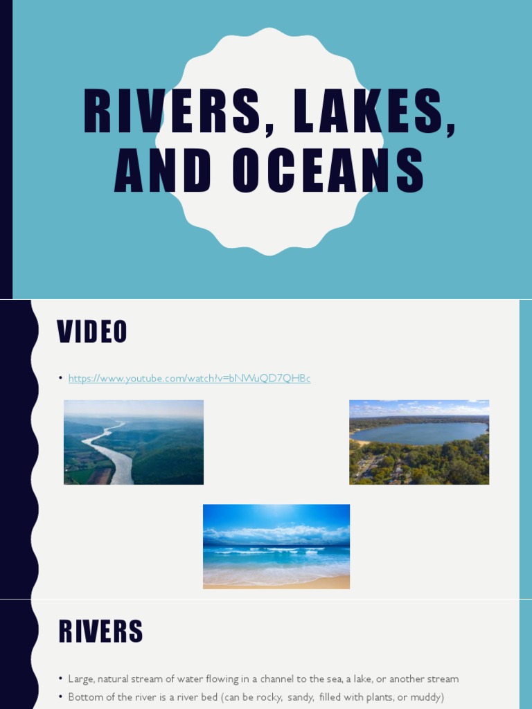 Overview of Water Bodies: Rivers, Lakes, Oceans | PDF