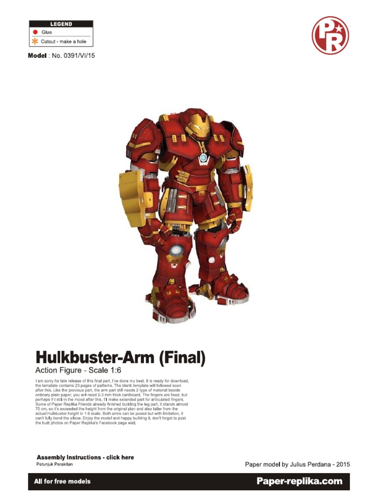 Iron Man Paper Craft | PDF