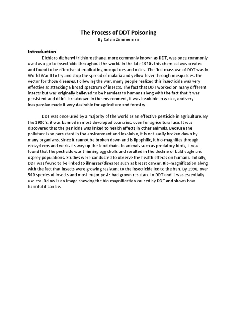 Technical Description - DDT | PDF | Ddt | Insecticide