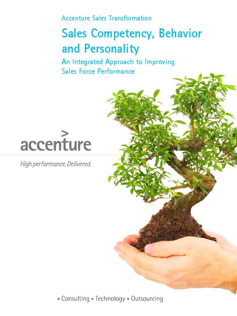 Accenture Sales Competency Behavior and Personality PDF | PDF | Sales ...