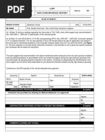 NCR Non Conformance Report Electrical Format Template | PDF | Engineering