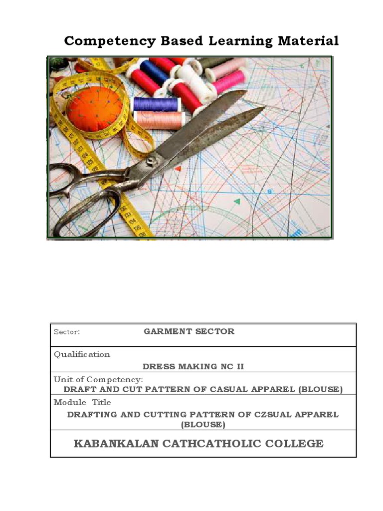 CBLM 3 | PDF | Sewing | Clothing