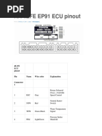 4A-FE Engine Control System Overview | PDF