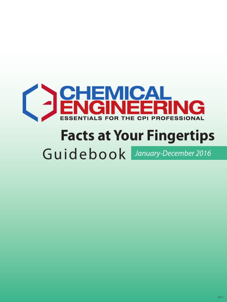 Chemical Engineering Facts at Your Fingertips Guidebook - 2016 | PDF ...