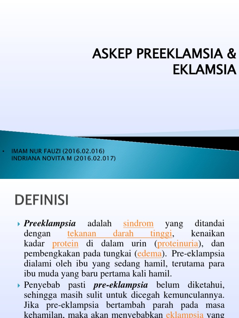 Preeklamsi | PDF
