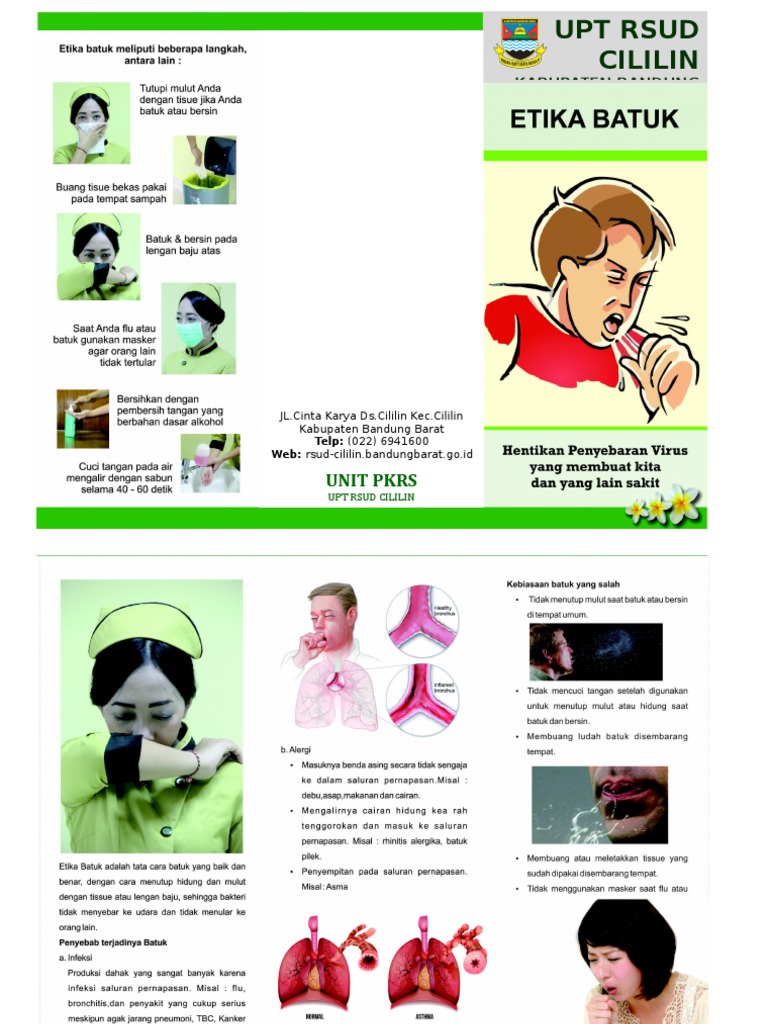 Leaflet Etika Batuk | PDF