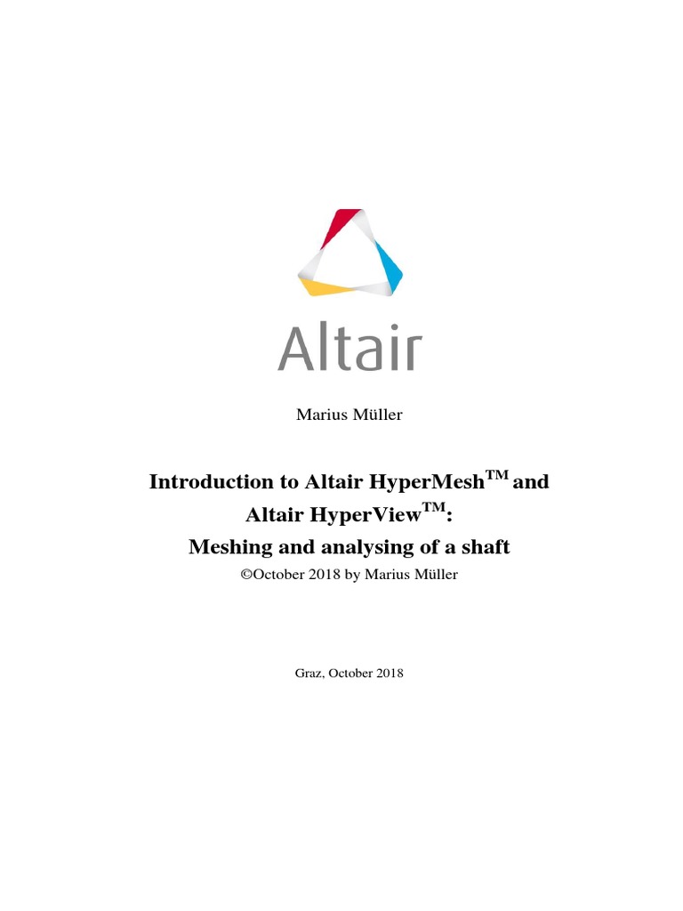 Introduction To Hypermesh and Hyperview by Marius Mueller | PDF ...