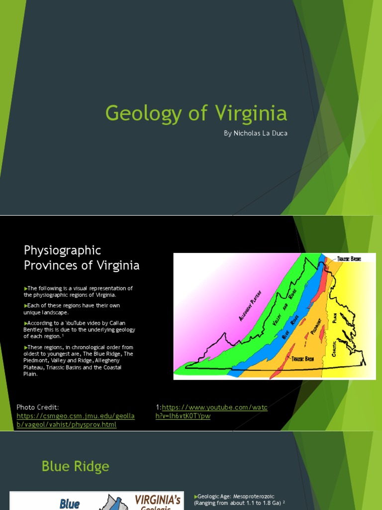 Geology of Virginia | PDF | Geology | Nature