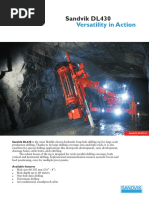 Dev Drill Rig - Sandvik Dd421-Specification-Sheet-English | PDF | Truck ...