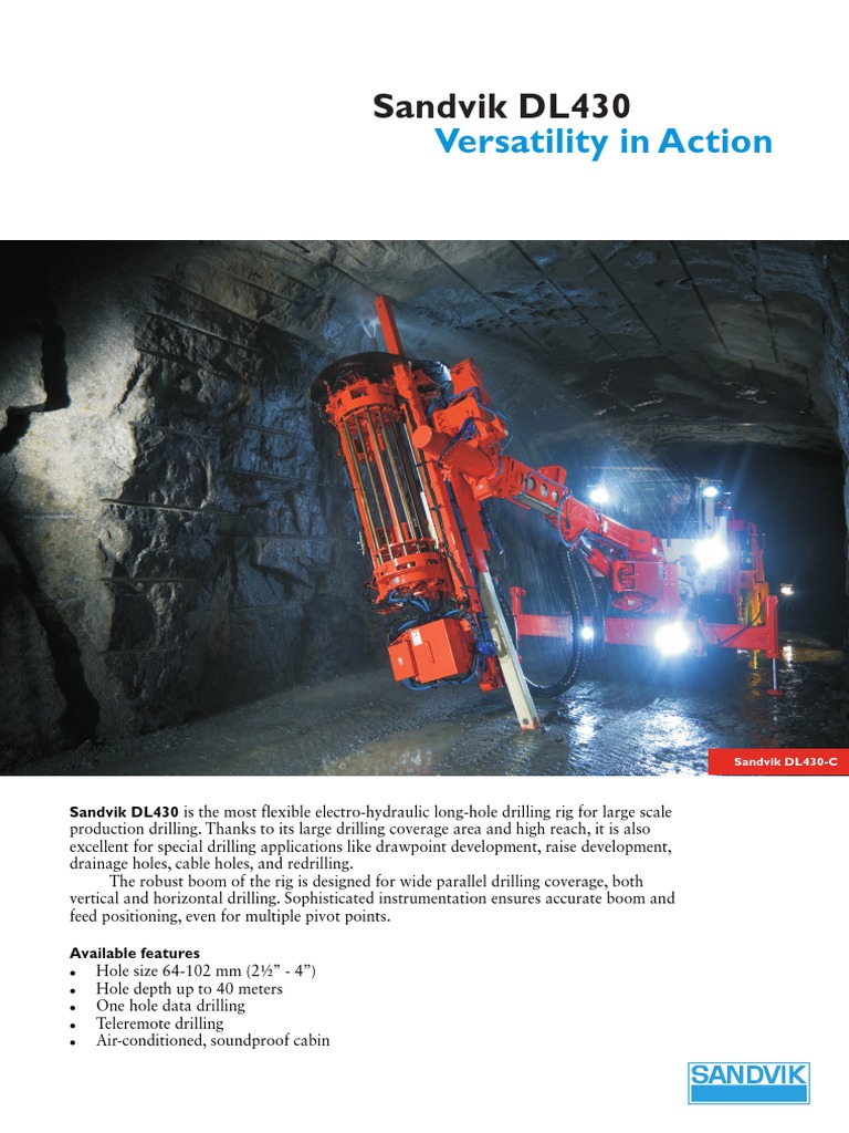 Sandvik DL430 | Drilling Rig | Equipment