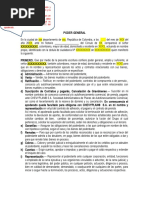 Modelo de Minuta de Poder General | PDF | Ley común | Justicia