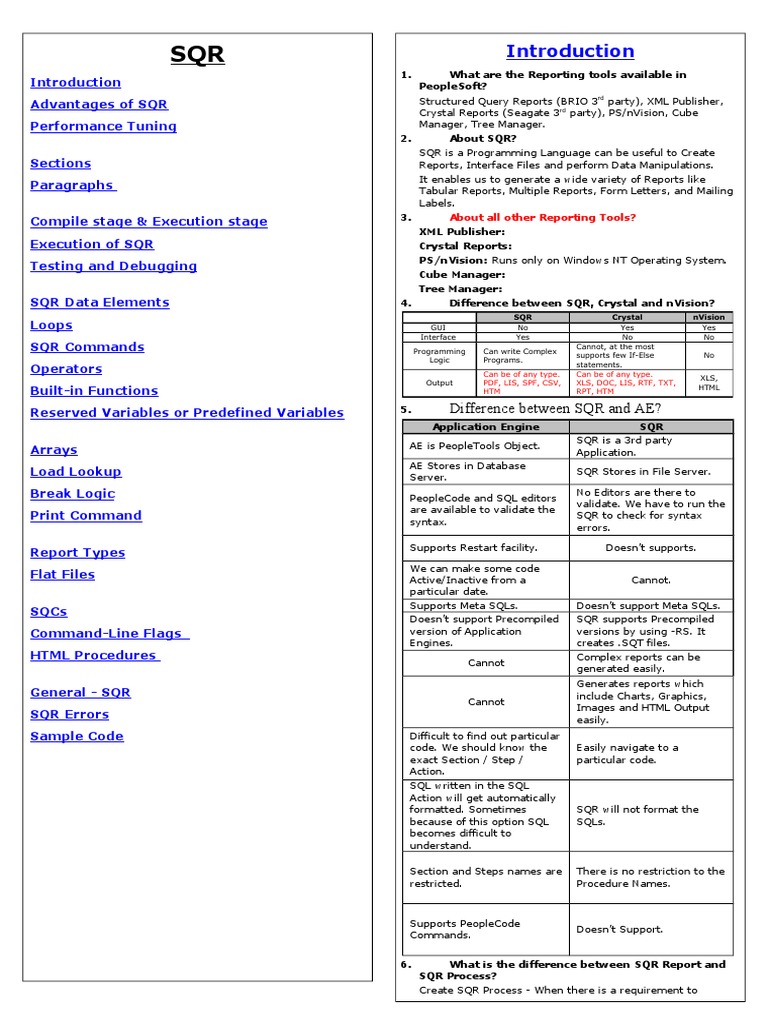 1 SQR | PDF | Sql | Databases