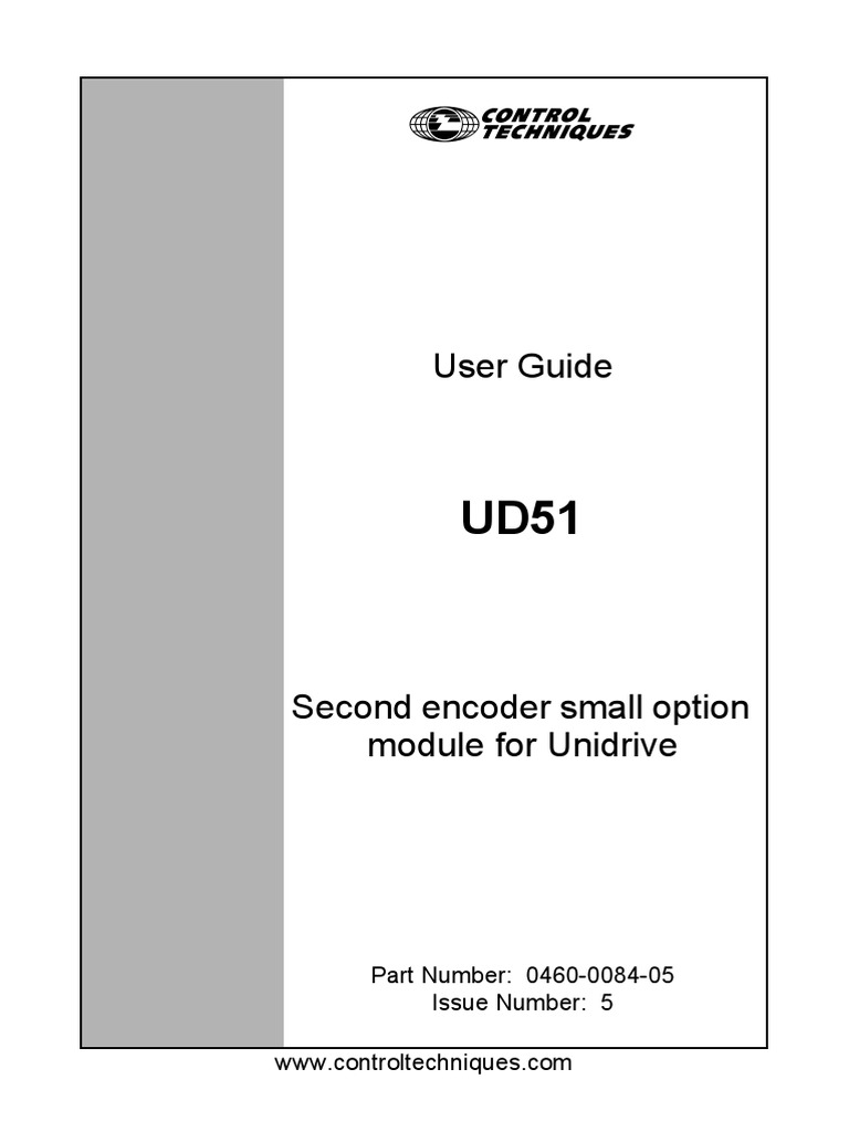 User Guide: Part Number: 0460-0084-05 Issue Number: 5 | PDF ...