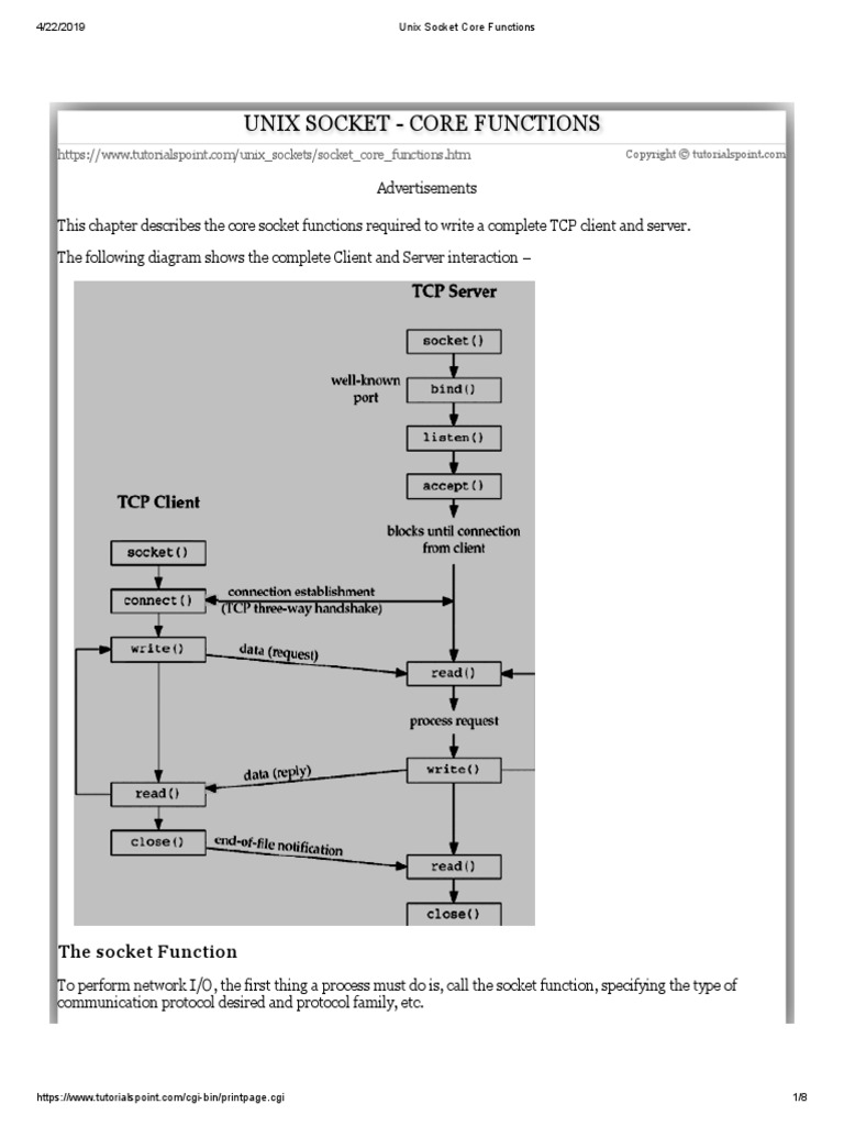 Client Server Model | Download Free PDF | Network Socket | Port (Computer Networking)