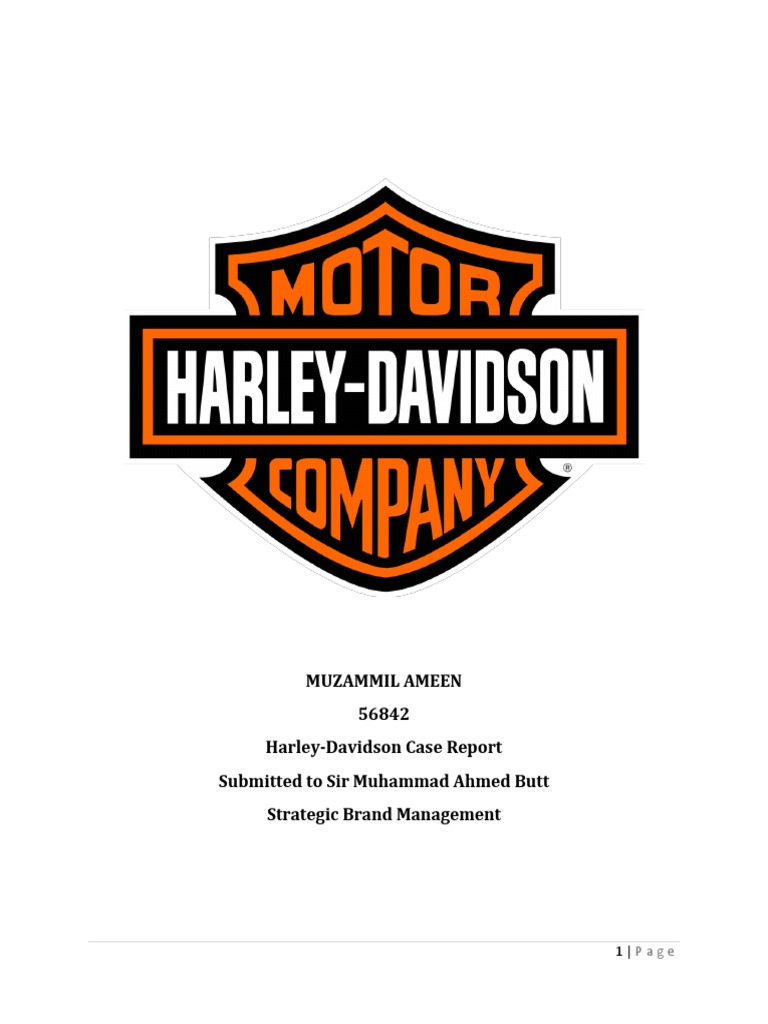 Harley-Davidson Case Report SWOT and Brand Strategy | PDF | Harley ...