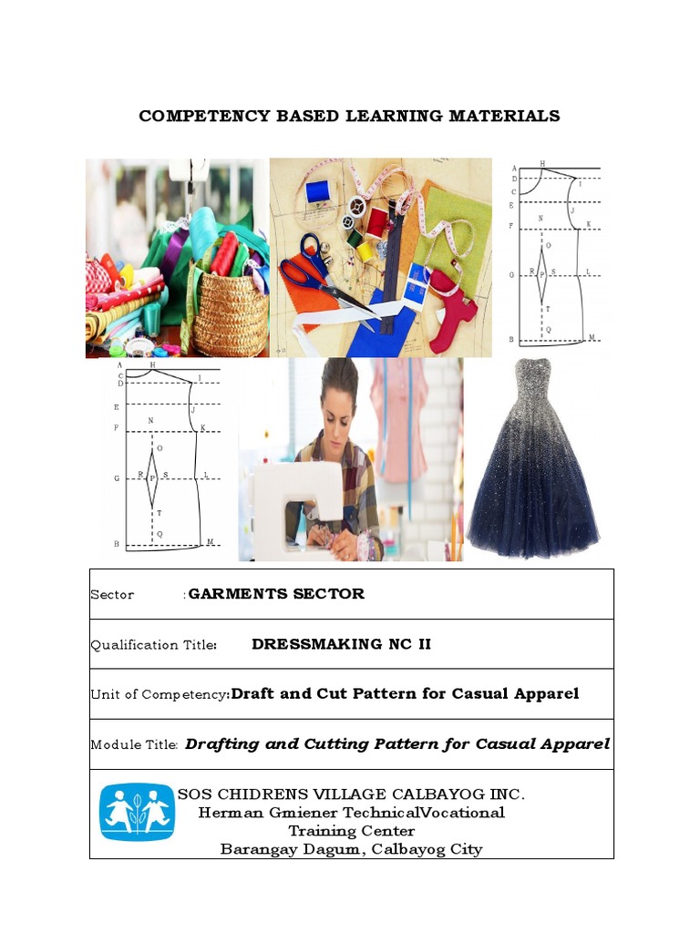 Dressmaking NC II: Pattern Drafting | PDF | Blouse | Clothing
