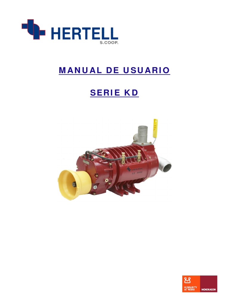 HERTELL Manual Usuario Bombas de Vacio KD | PDF | Vacío | Bienes ...